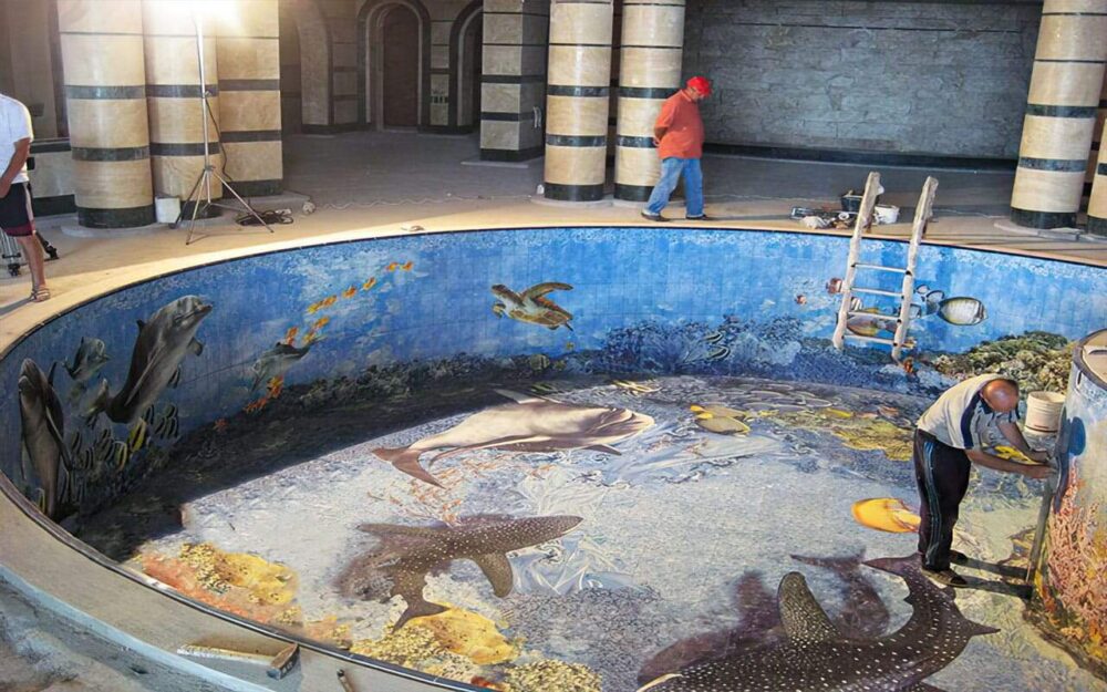 Swimming Pool Tiles – Custom Porcelain & Mosaic Tiles Made In The UK